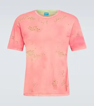 NOTSONORMAL Distressed Cotton Jersey T-shirt