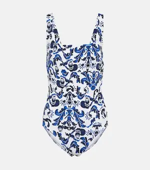 EMILIA WICKSTEAD Ana Printed Swimsuit - White