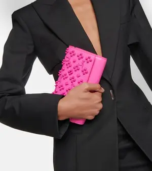 CHRISTIAN LOUBOUTIN Paloma Embellished Leather Wallet
