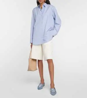 MALONE SOULIERS Bruni Denim Loafers - Blue