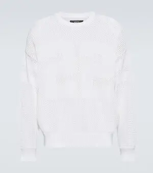 Amiri Cotton Sweater - White