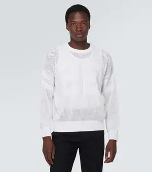 Amiri Cotton Sweater - White