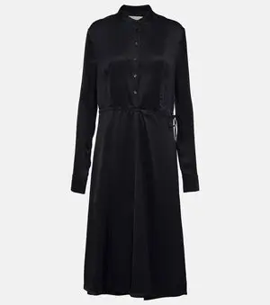 JIL SANDER A-line Midi Dress - Blue