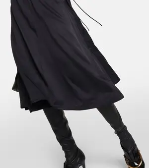 JIL SANDER A-line Midi Dress - Blue