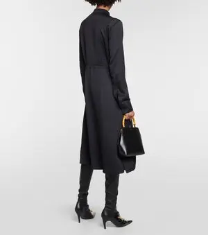 JIL SANDER A-line Midi Dress - Blue
