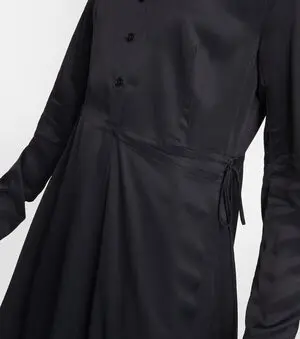 JIL SANDER A-line Midi Dress - Blue