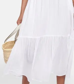 Velvet By Graham & Spencer Mckenna Cotton Midi Skirt