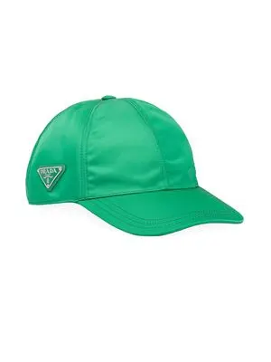 Prada Re-Nylon Baseball Cap Green