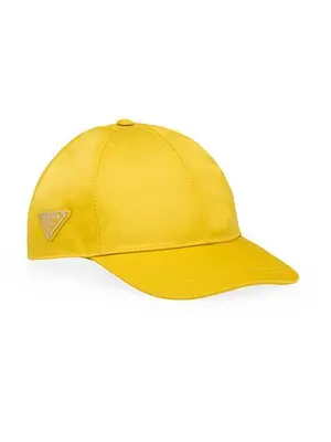 Prada Re-Nylon Baseball Cap Yellow