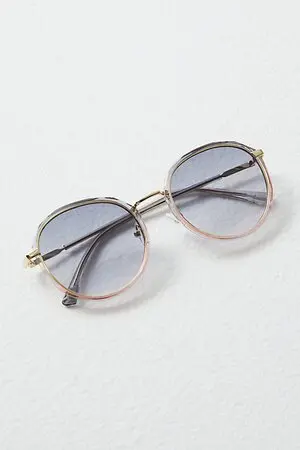 Free People Asa Round Sunglasses By Free People Earl Grey