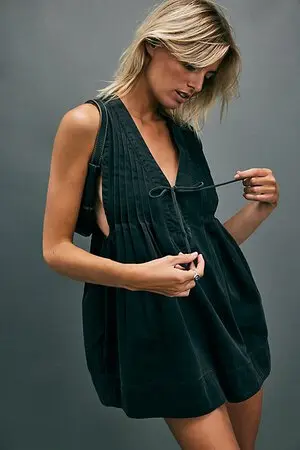 Free People Free People Webster Romper Black Wash
