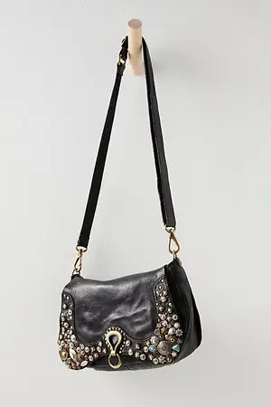 CAMPOMAGGI Bella Di Notte Leather Bag - Black