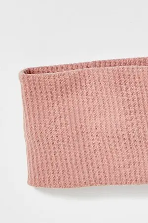 Free People Ribbed Headband - Berry Pink