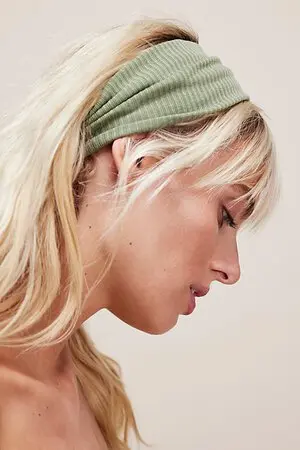 Free People Ribbed Headband Sage