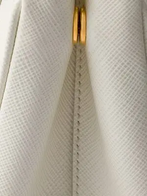 Prada Galleria Saffiano Leather Mini Bag - White