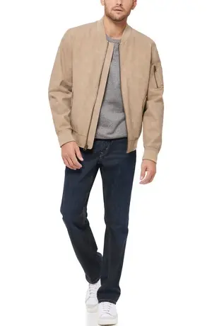 LEVI'S Varsity Faux Leather Bomber Jacket
