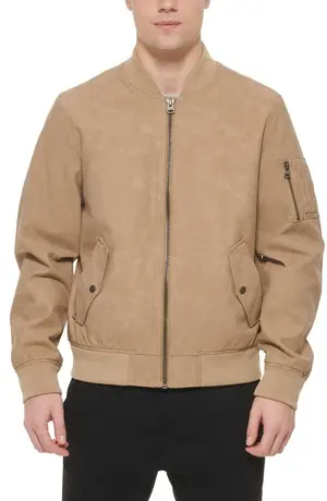 LEVI'S Varsity Faux Leather Bomber Jacket