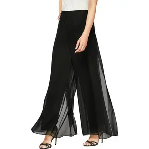 Alex Evenings Gauzy Wide Leg Pants