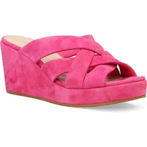 Pelle Moda Wilona Platform Wedge Slides