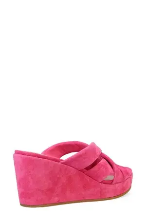 Pelle Moda Wilona Platform Wedge Slides