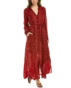 Johnny Was Johnny Was Serrano Wish Dress - Red