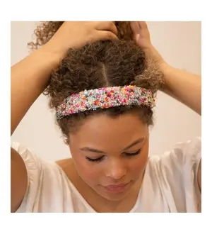 HEADBANDS OF HOPE Embellished Headband - Silver