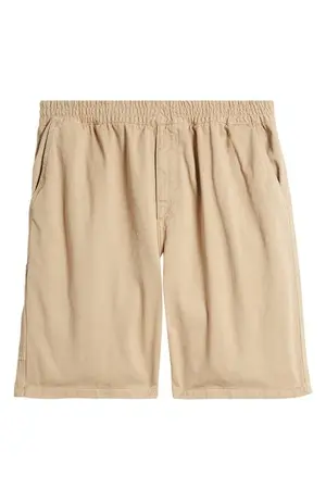 Carhartt Work In Progress Flint Organic Cotton Twill Shorts - Wall Garment Dyed
