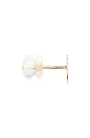 Bony Levy 14k Gold Moon Stud Earrings - 14k Yellow Gold