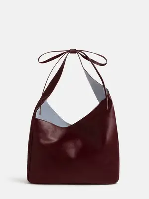 REFORMATION Vittoria Tote Bag Red
