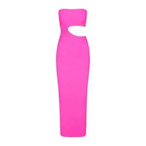 skims dress hot pink Skims Soft Lounge Long Slipdress Bubblegum XS Limited Edition RARE