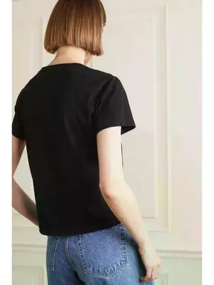 RE/DONE Recycled Cotton-jersey T-shirt - Black