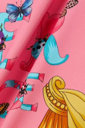 Versace Dua Lipa Printed Swimsuit