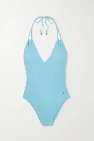 Loro Piana Halterneck Swimsuit - Blue