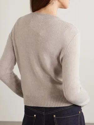 LISA YANG Mable Cashmere Sweater - Neutrals