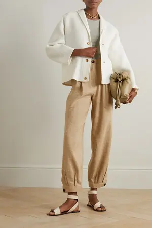 Loro Piana Shana Waffle-knit Cotton Cardigan