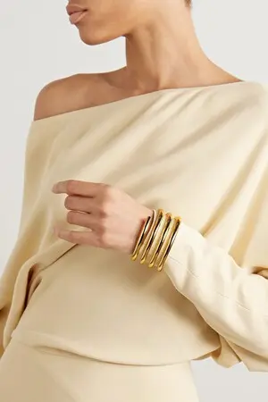 JENNIFER FISHER Triple Coil -plated Bangle