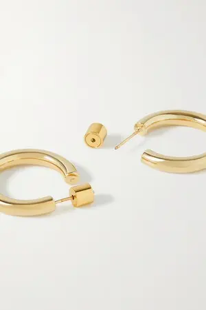 JENNIFER FISHER Lilly Huggies -plated Hoop Earrings