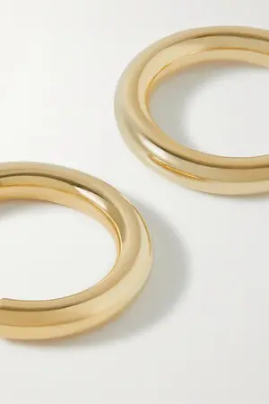 JENNIFER FISHER Lilly Huggies -plated Hoop Earrings