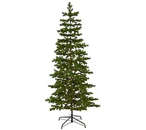 NEARLY NATURAL 6.5-ft Christmas Tree W/ Clear L Eds & 265 Tips - One-color