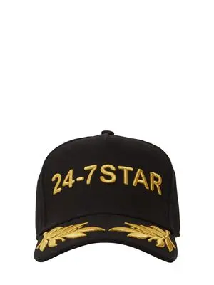 Dsquared2 24/7 Logo Baseball Cap - Black,gold
