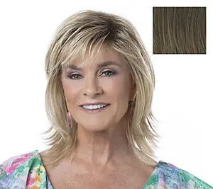 TONI BRATTIN Stylish Shag Mid-length Wig - One-color