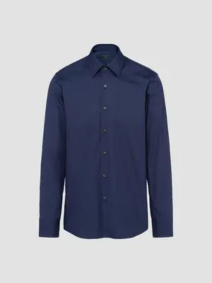 Prada Stretch Cotton Shirt - Blue