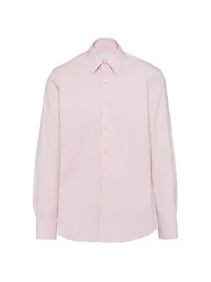 Prada Stretch Cotton Shirt Light Pink