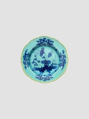 GINORI 1735 Oriente Italiano Gold-rimmed Plate Collection Iris