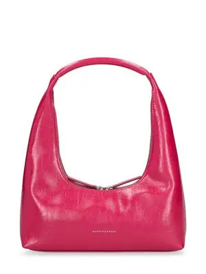 MARGESHERWOOD Hobo Leather Shoulder Bag - Berry Pink