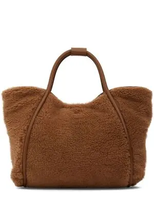 Max Mara Tmarin Teddy Top Handle Bag - Cammello
