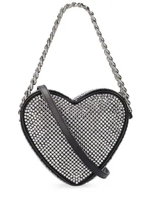 Moschino Crystal Heart Shoulder Bag