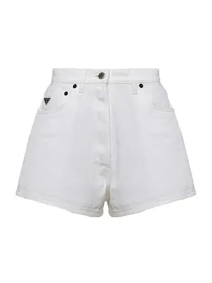 Prada Bull Denim Shorts