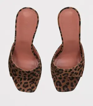 Amina Muaddi Lupita 95 Mules - Brown