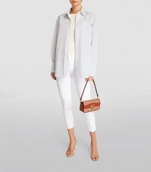 Paige Cropped Hoxton High-rise Skinny Jeans - White